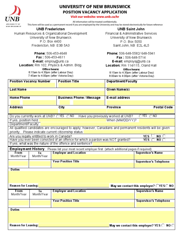 Application Form | PDF | Business
