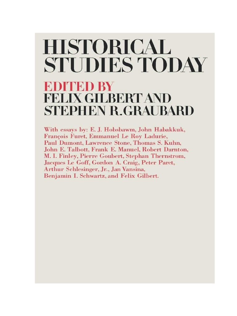 Historical Studies Today | PDF | Historian | Social History