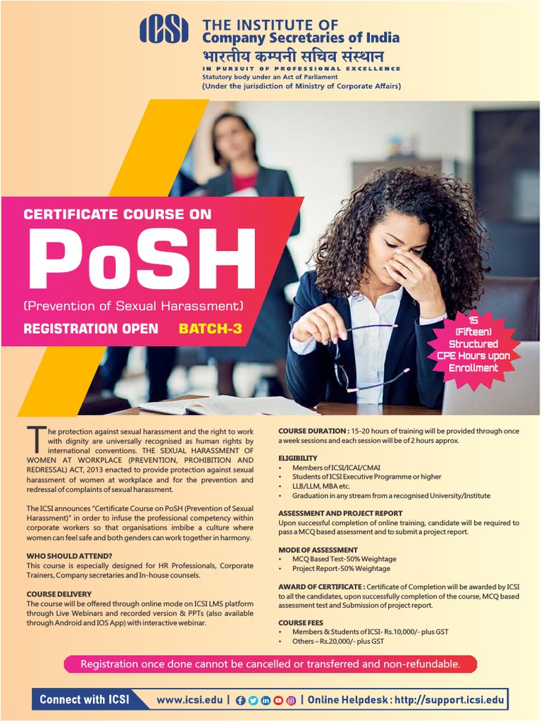 Posh | PDF | Sexual Harassment | Justice