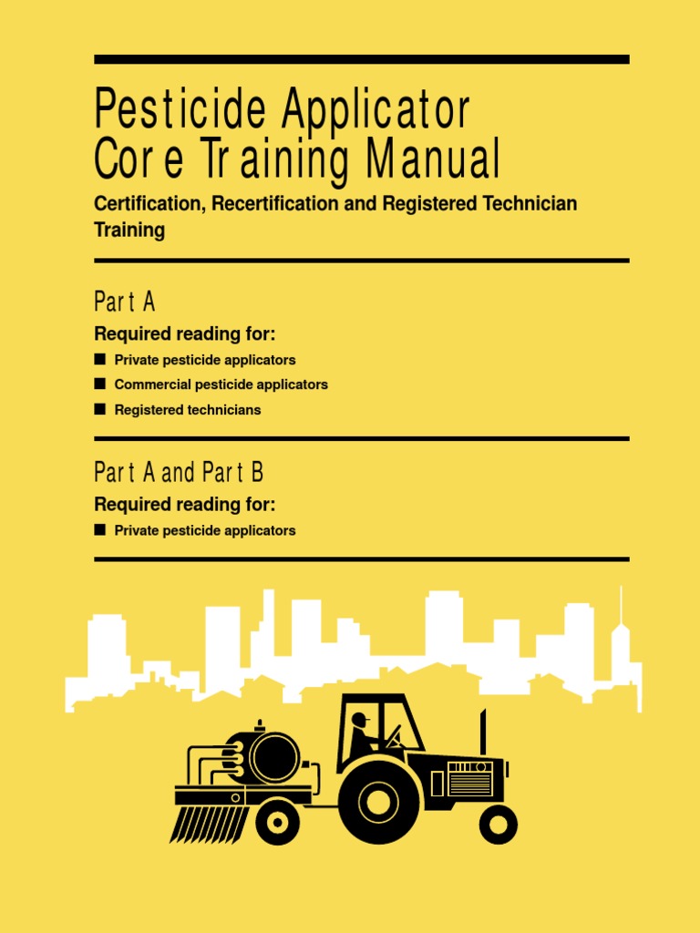 Pesticide Applicator Core Training Manual | PDF | Pest (Organism ...