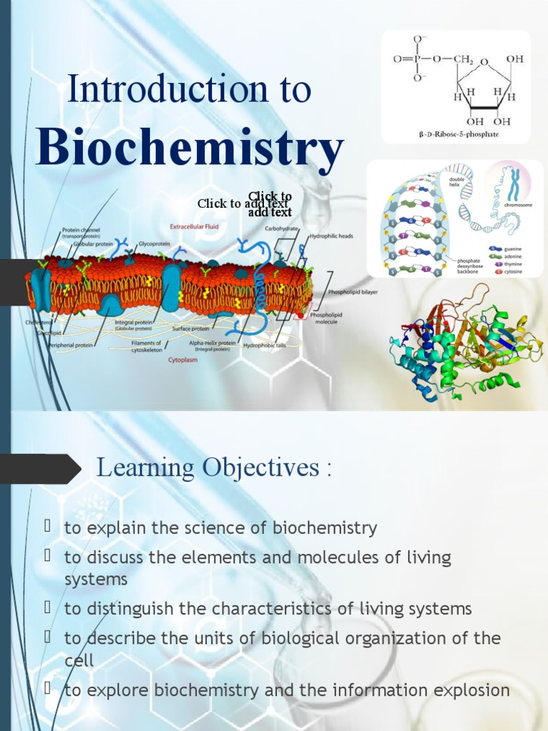 Chapter 1-Introduction To Biochemistry | PDF | Cell (Biology) | Proteins