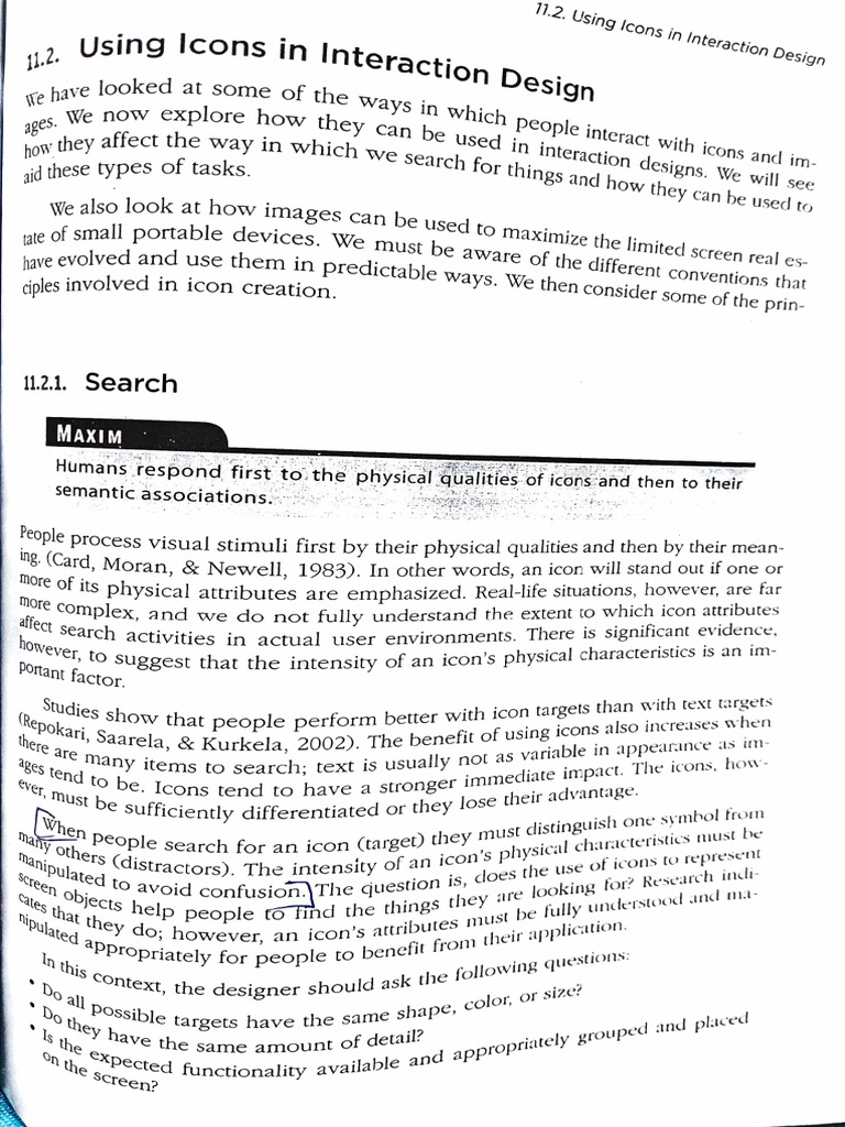 HCI Unit 4 Using Icons in ID | PDF | Icon (Computing) | Graphical User Interfaces