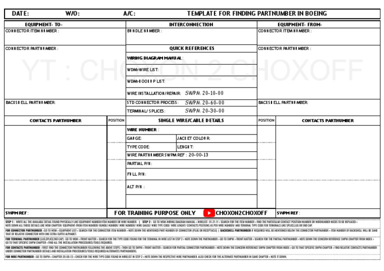 Boeing PN Template by Choxon | PDF | Electrical Connector ...