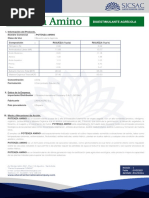 Ficha Técnica Aminocel 500 | PDF | Aminoácidos | Fertilizante