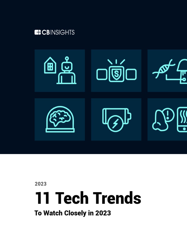 CB Insights - Tech Trends 2023 | PDF | Odor | Robot