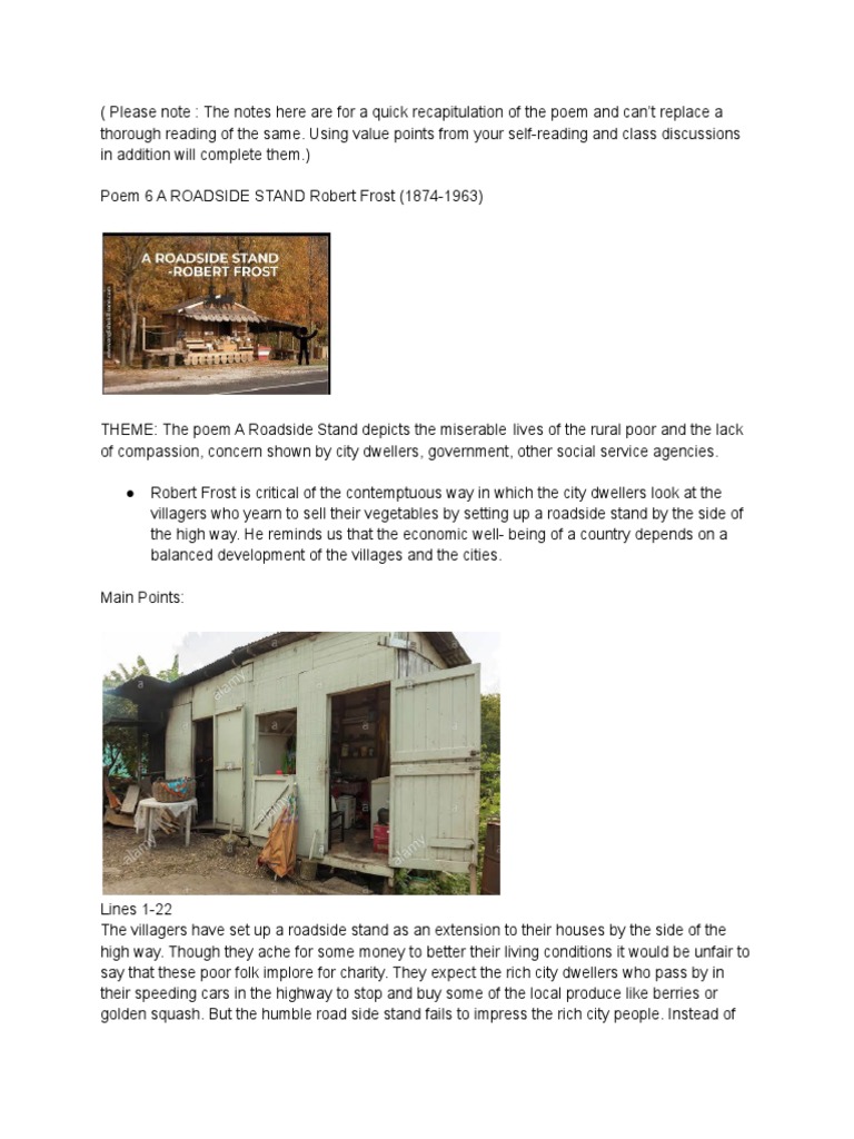 Rural Struggles in Frost's Poem | PDF