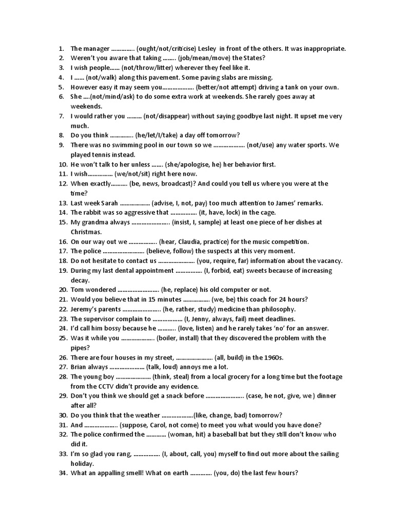 Examples of English Paraphrasing | PDF | Art
