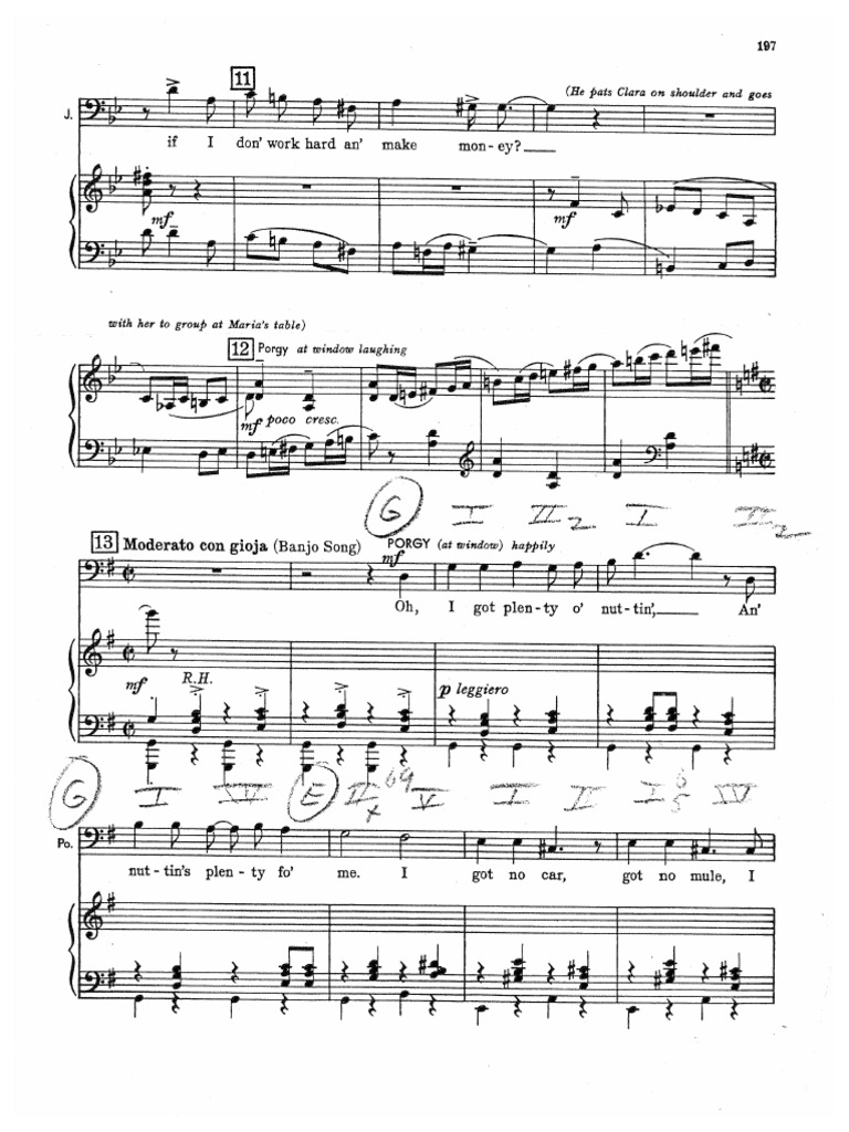 Porgy and Bess - O Got Plenty o Nuttin | PDF