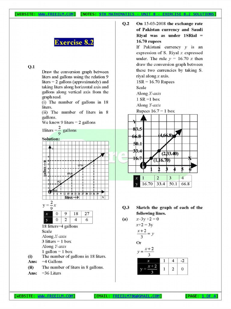 9th Math, CH 8, Ex 8.2 | PDF