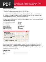 Capital One Direct Deposit Authorizaton Form Template-35850 | PDF ...