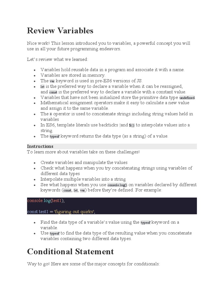 Js Notes Pdf Parameter Computer Programming Subroutine