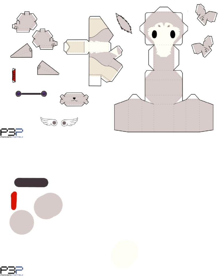 Koromaru Papercraft Template Paper Craft | PDF