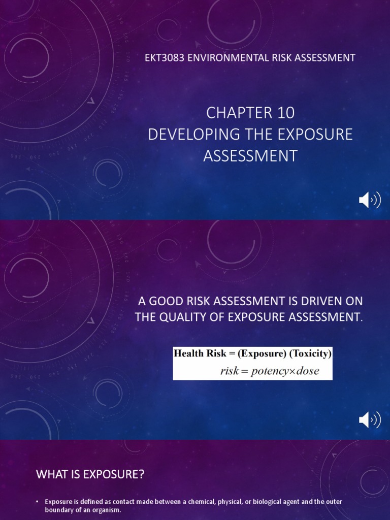 Chapter 10 Developing The Exposure Assessment | PDF | Survey ...