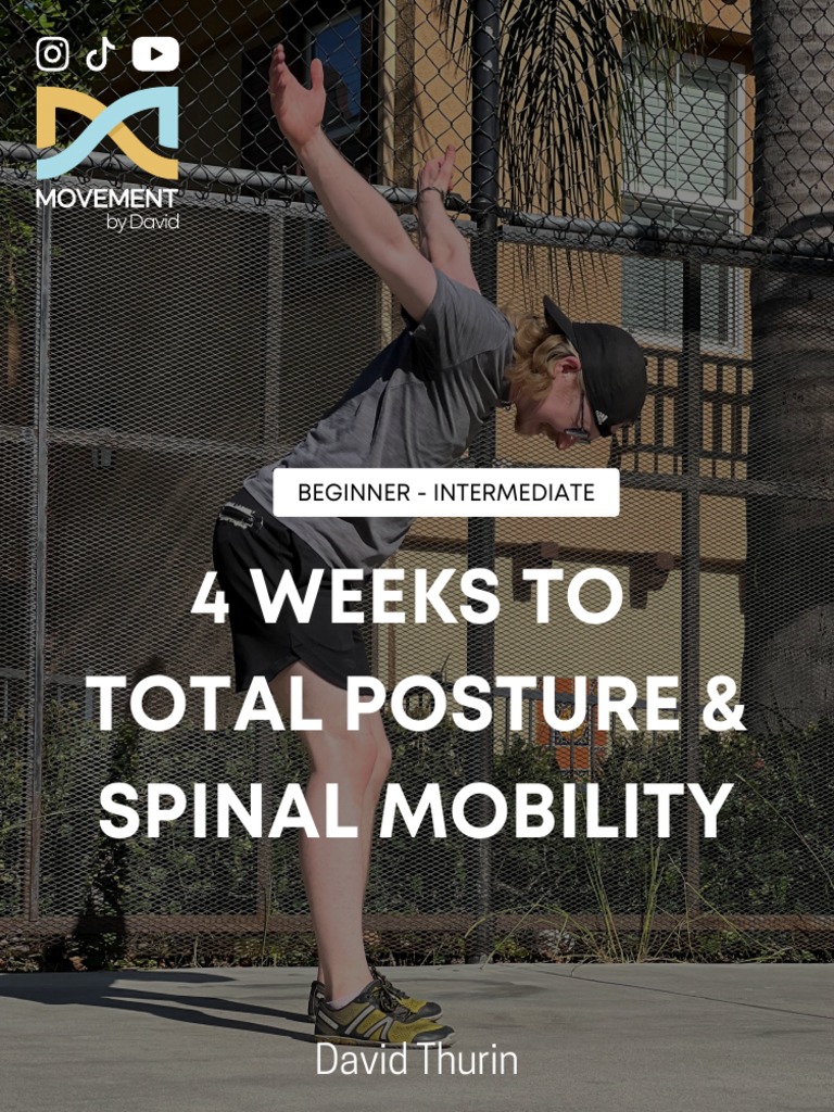 4-Week Spinal Mobility Program | PDF | Flexibility (Anatomy ...