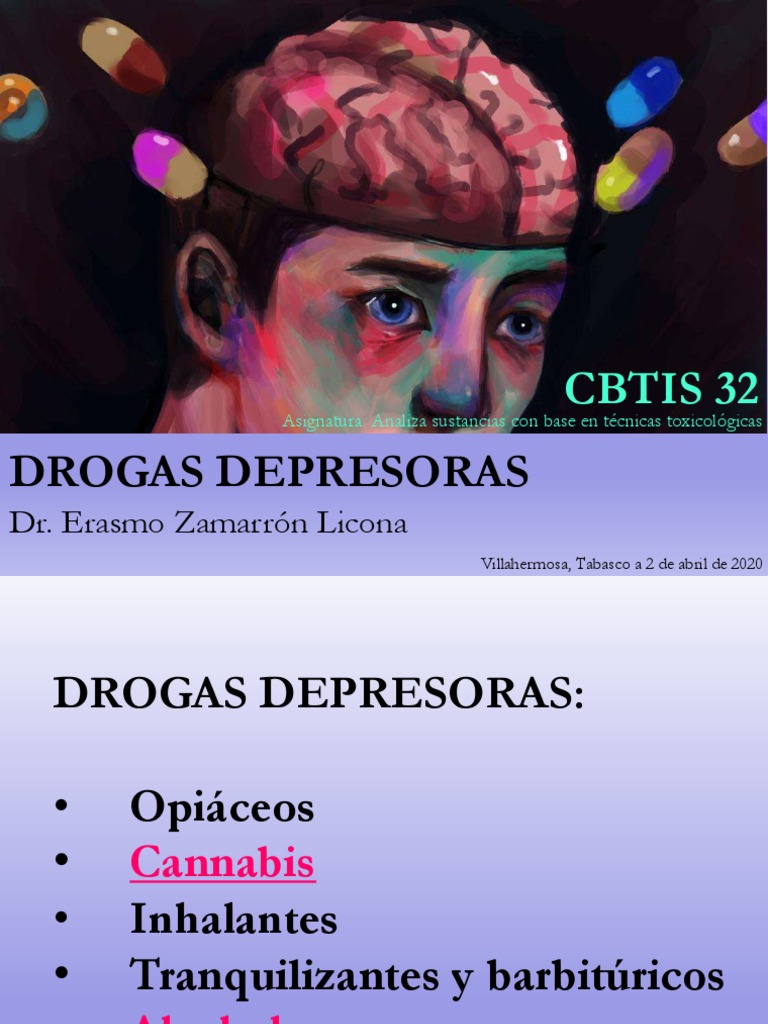 Drogas Depresoras | PDF | Cannabis (Droga) | Etanol