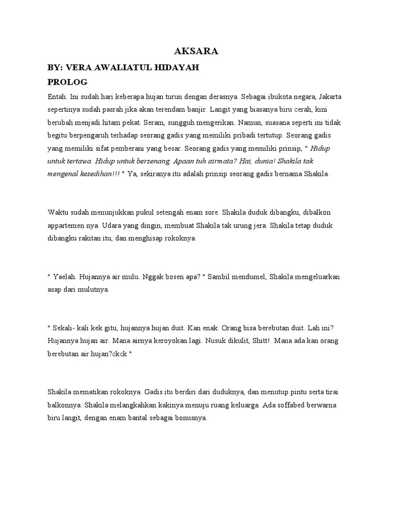 Novel Aksara Pdf