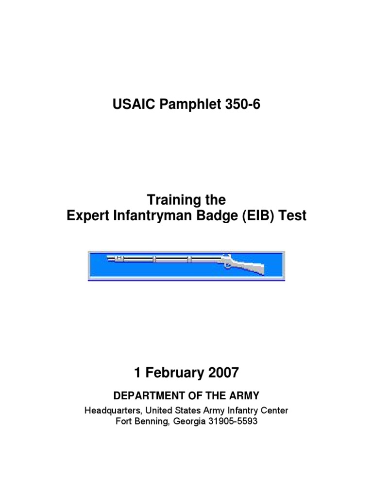 Training The EIB | PDF | Test (Assessment) | Machine Gun