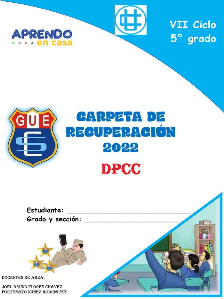 Dpcc. 5° Carpeta de Recuperacion | PDF