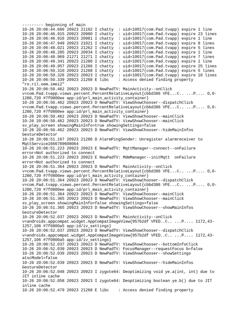 Logcat | PDF | Databases | Cache (Computing)
