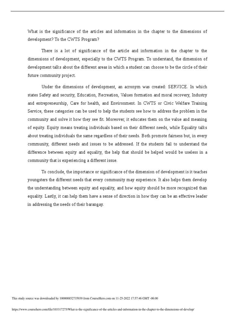 What Is The Significance of The Articles and Information in The Chapter ...