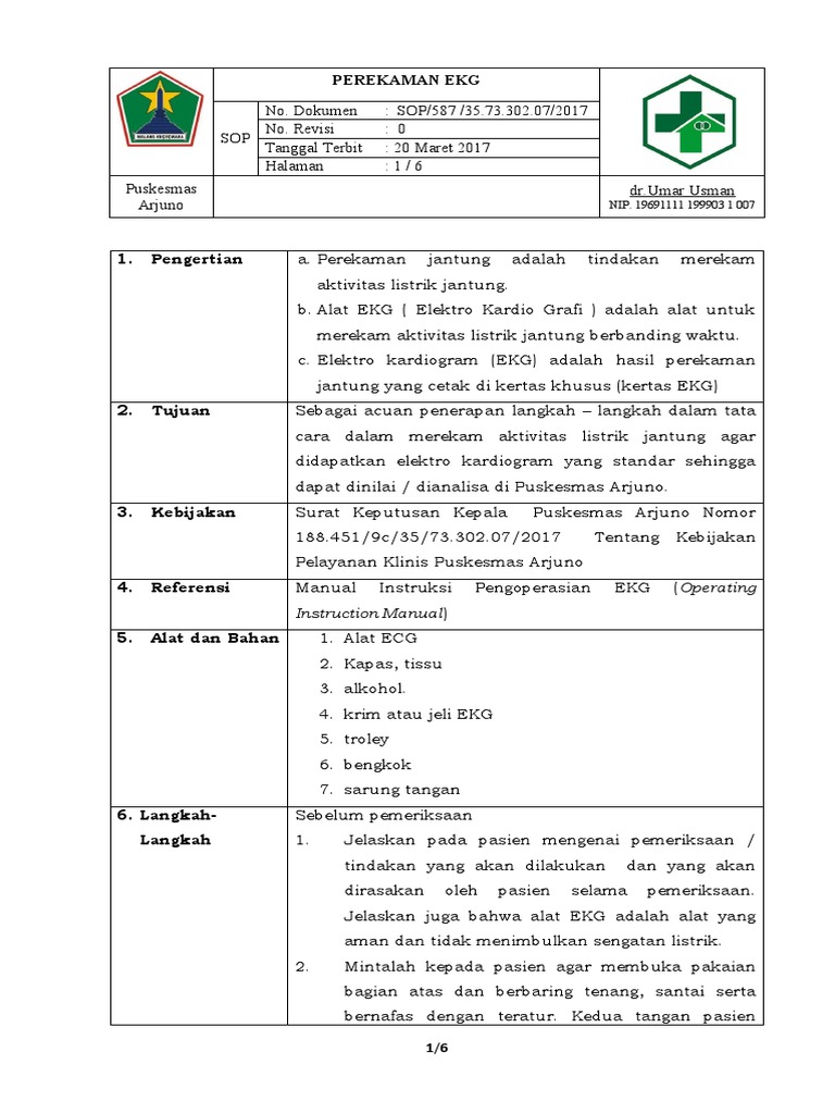 6 Pemeriksaan Ecg. | PDF