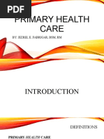 Module 1 - Introduction To Primary Health Care | PDF | Health Care ...
