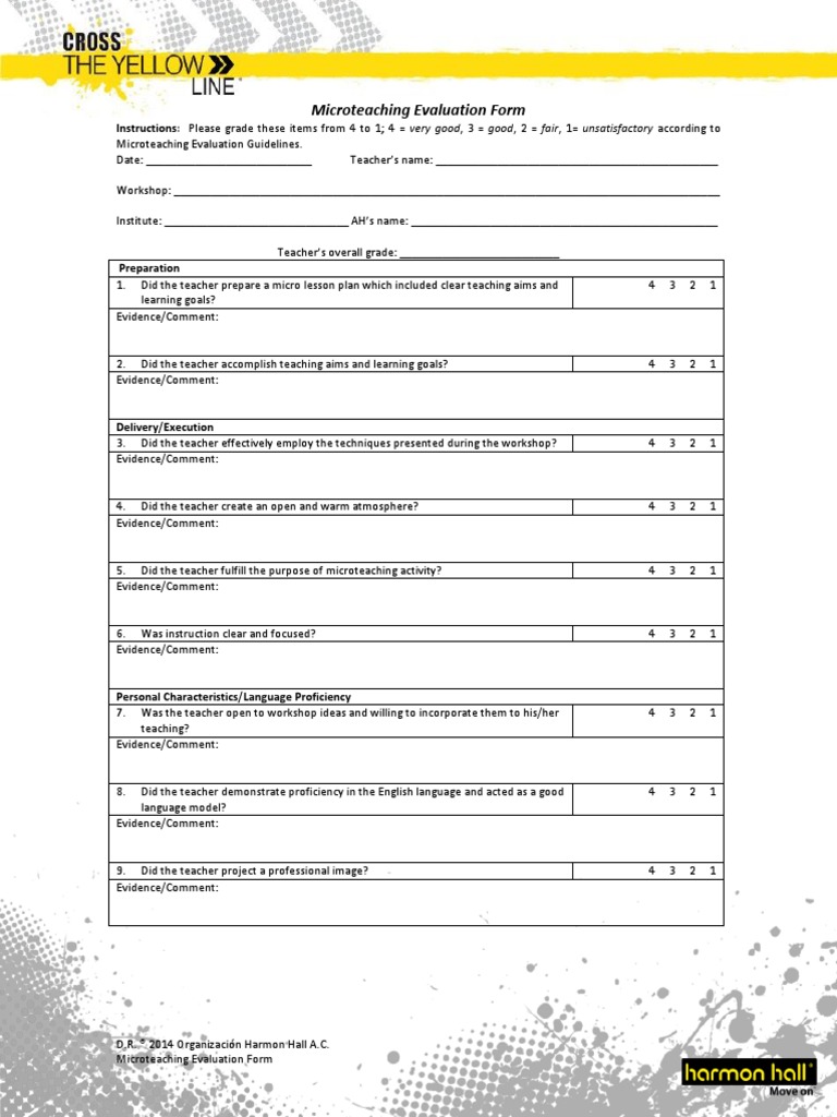 Microteaching_evaluation_form | PDF