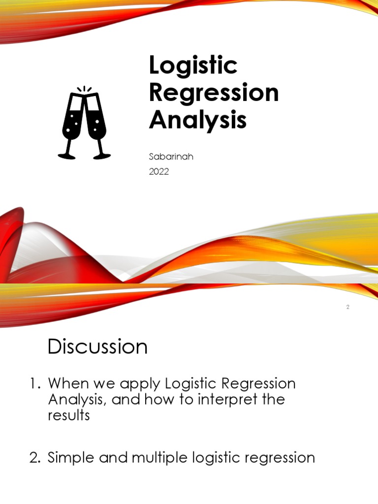 Logistic Regression Analysis 2022 | Download Free PDF | Logistic Regression | Regression Analysis