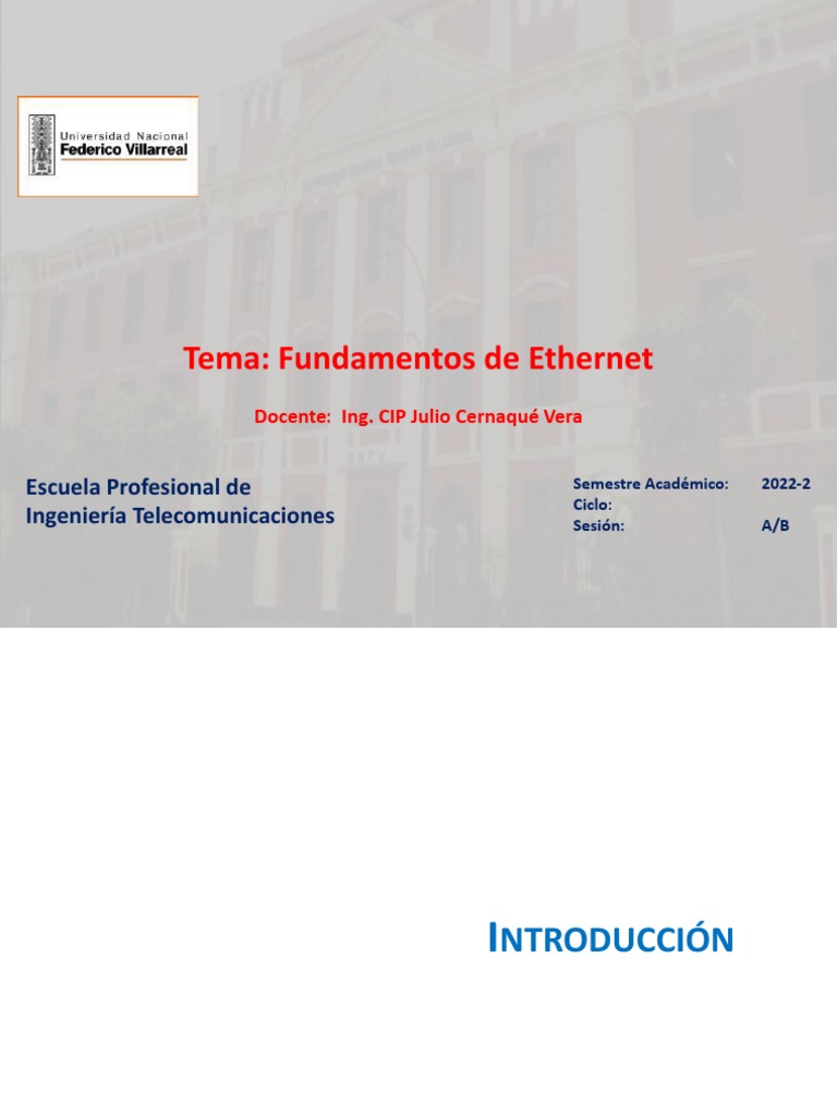 3 Fundamentos Ethernet | Descargar gratis PDF | Ethernet | Red de computadoras
