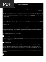 Project-Based Employment Contract | PDF | Employment | Taxes