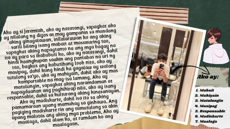 ESP PT 1-2 Ako Ay Natatangi - Asebuque | PDF