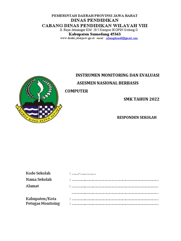 +monev Anbk SMK 22 | PDF | Karier & Perkembangan