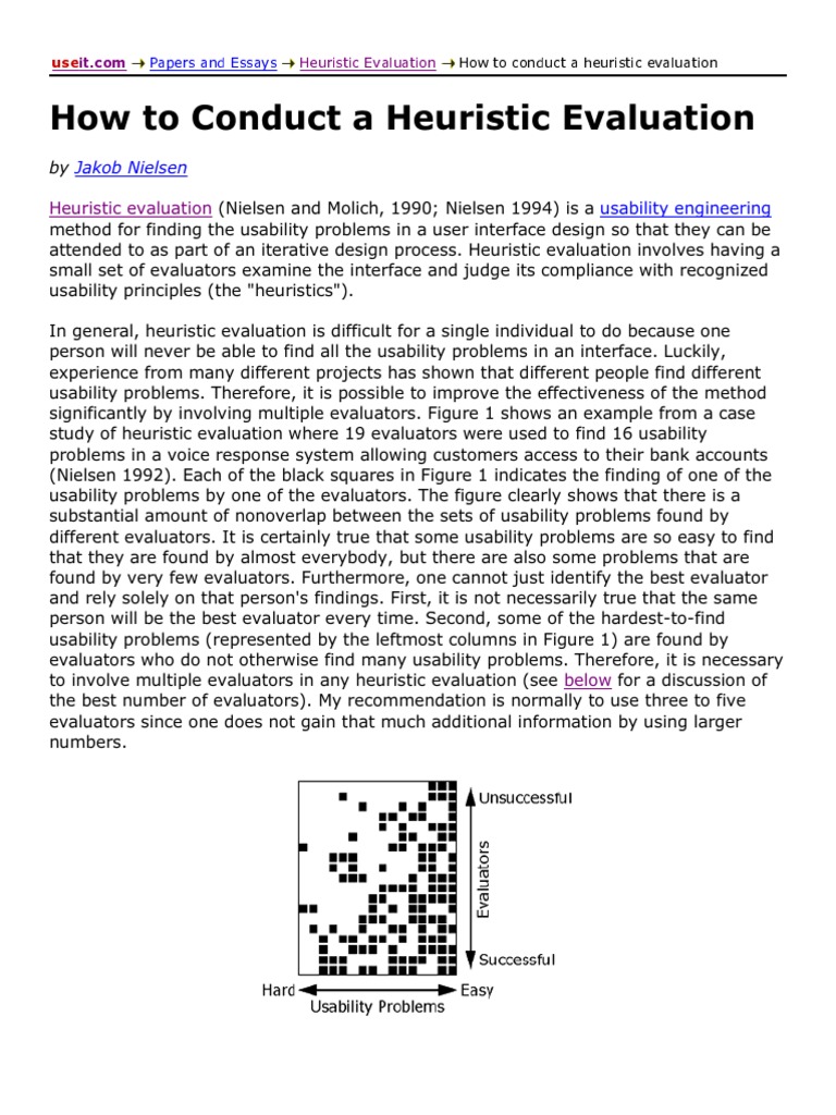 Heuristic Evaluation | PDF