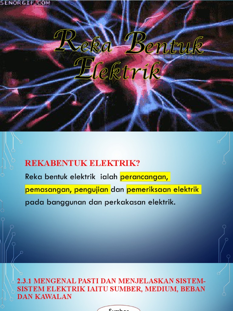 Bab 2.3 Reka Bentuk Elektrik | PDF