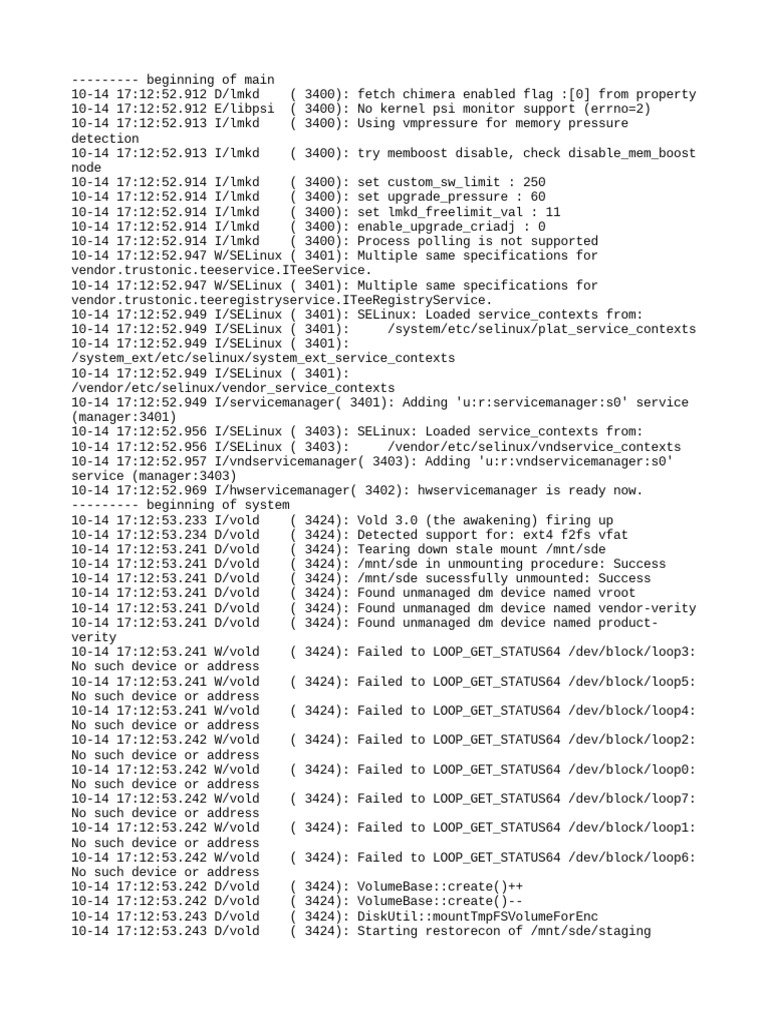 Android System Log Analysis | PDF | Encryption | Data