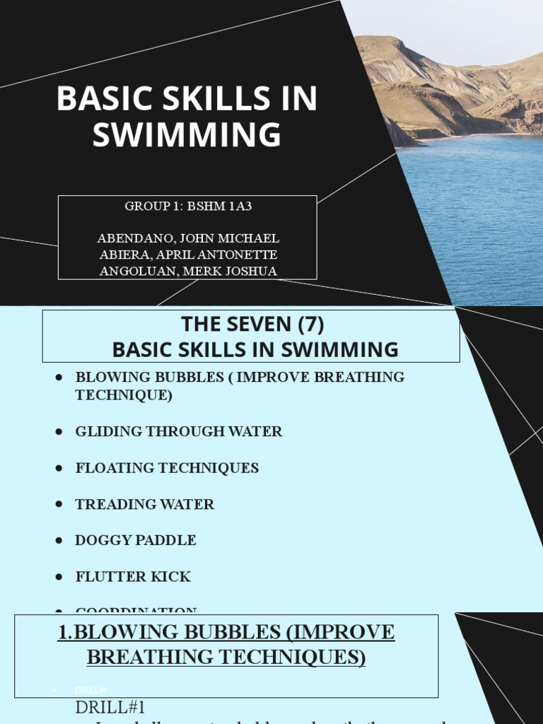 Seven Essential Swimming Skills | PDF