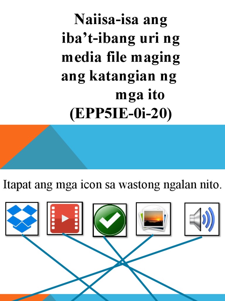 Naiisa-Isa Ang Iba - T-Ibang Uri NG Media Files. | PDF | Signal ...