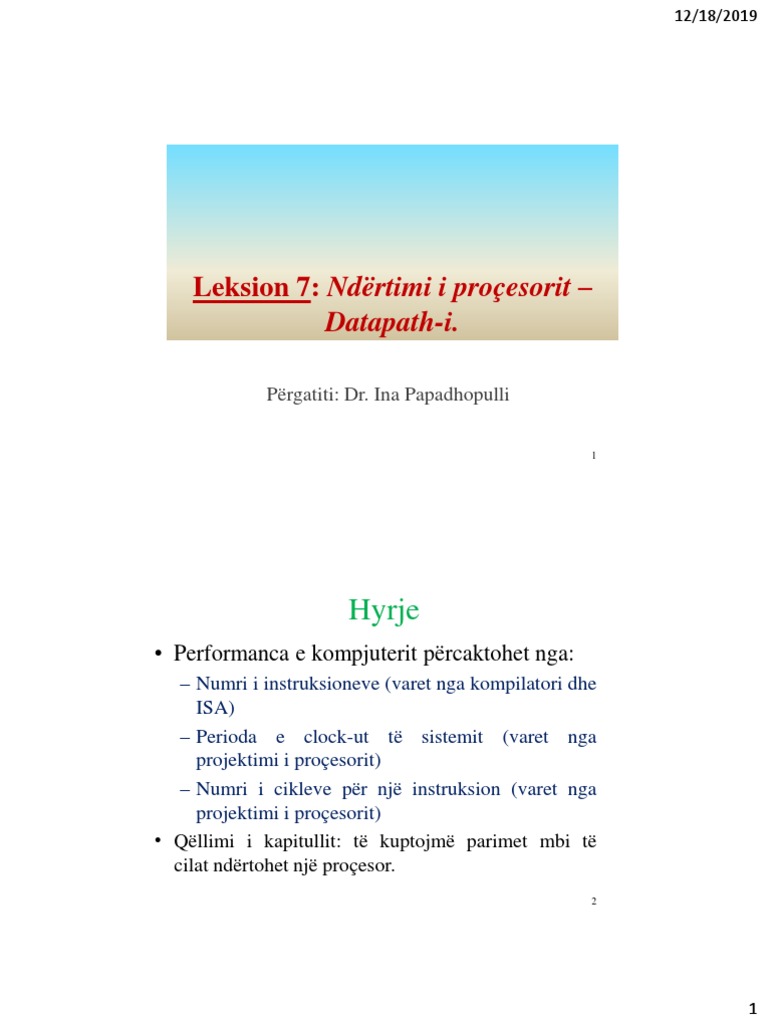 Leksion 7 | PDF