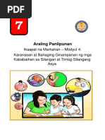 Grade 7 Module in Ap (3rd Quarter 2nd Module) | PDF
