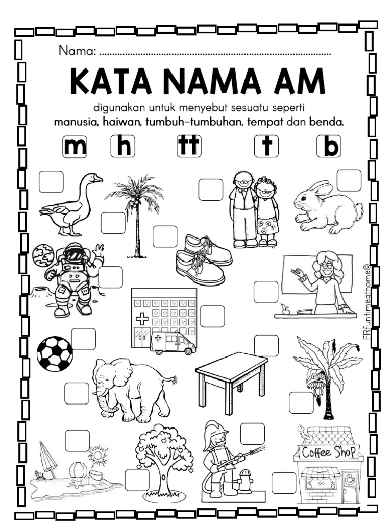 BM Kata Nama AM Dan Kata Nama Khas | PDF