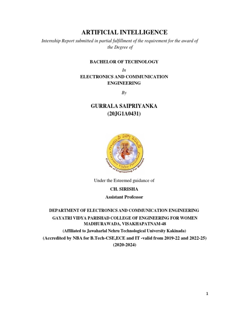 Collage CSC Project | PDF | Artificial Intelligence | Intelligence (AI ...