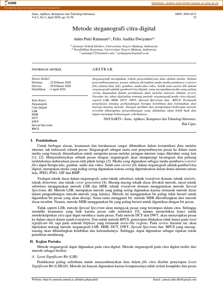 MSB Dan LSB | PDF | Teknologi & Rekayasa