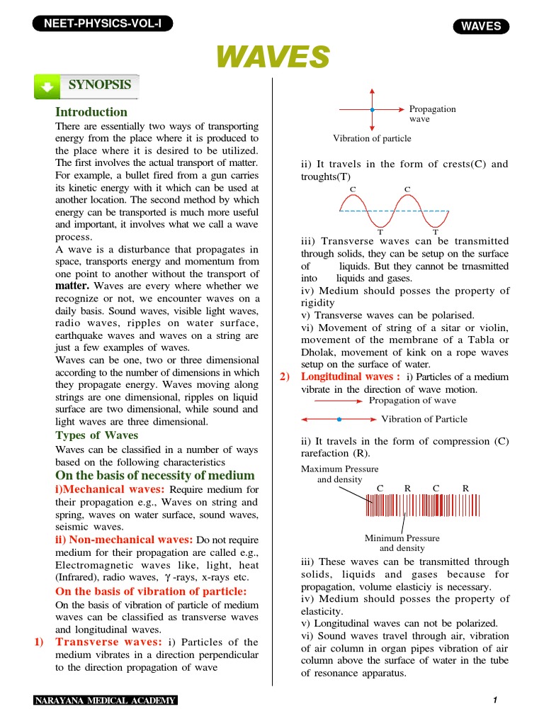 1a.waves (1-41) | PDF | Waves | Sound