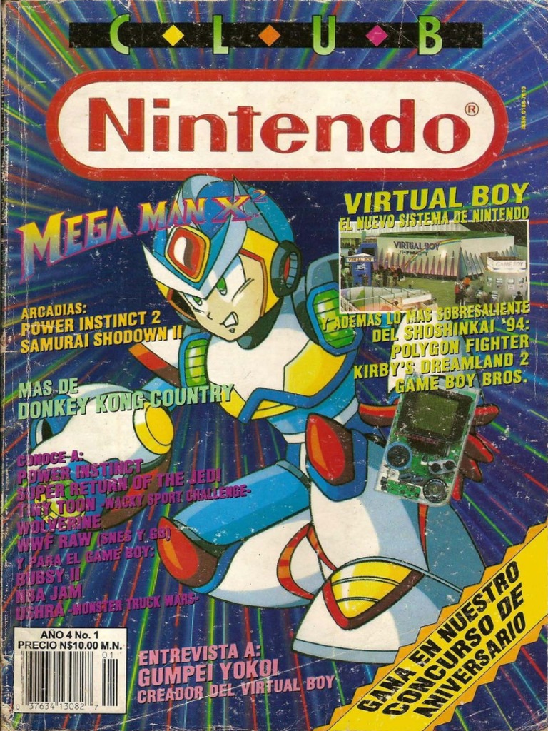 Club Nintendo - Año 04 No. 01 (Poster) | PDF | Nintendo | Empresas de ...