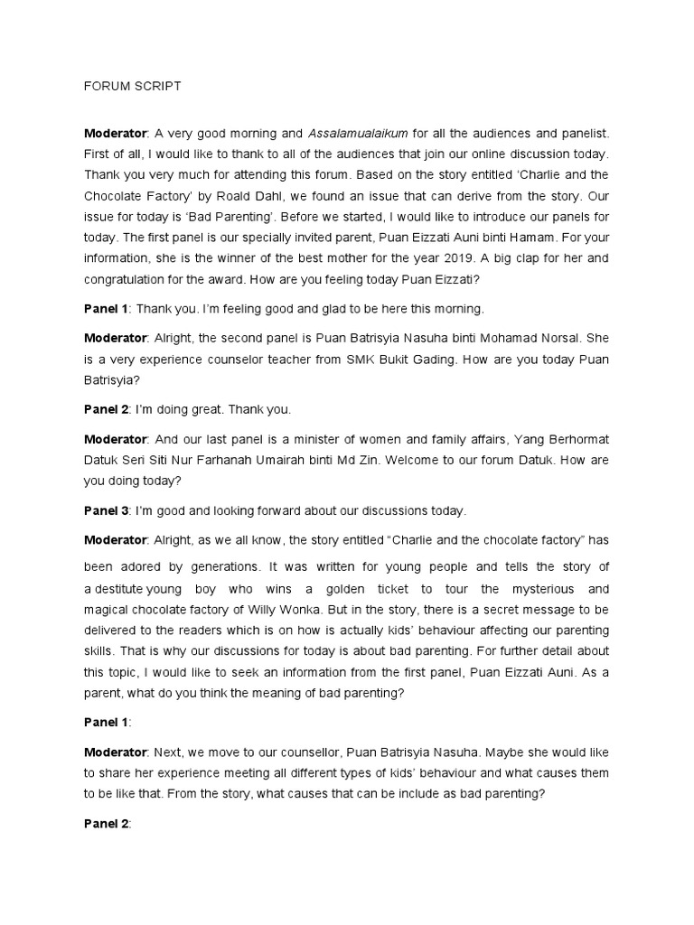 Forum Script Mpu3022 | PDF