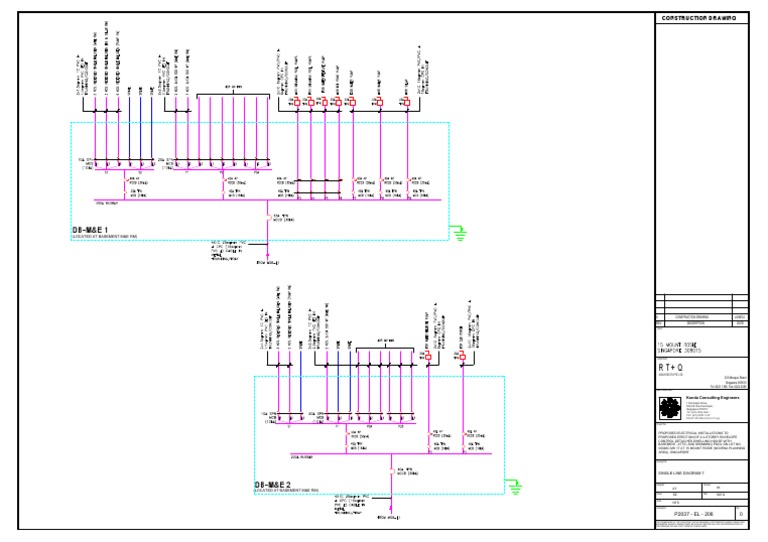 DB-M&E 1: Construction Drawing | PDF