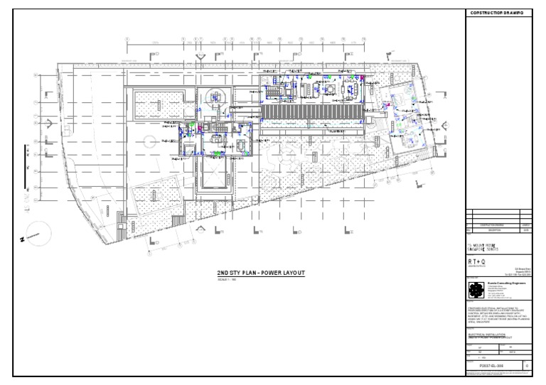 2Nd Sty Plan - Power Layout: Construction Drawing | PDF