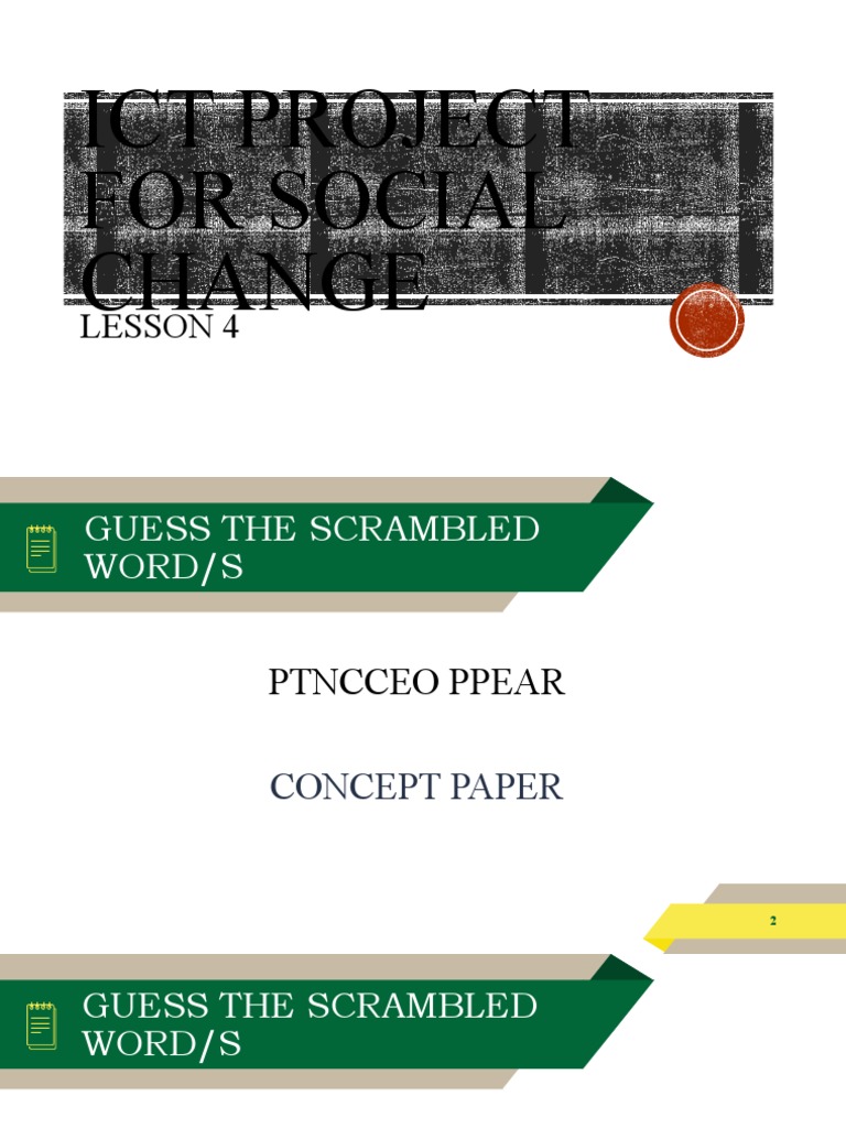 ICT Project Concept Paper Guide | PDF | Social Media | Popular Culture ...