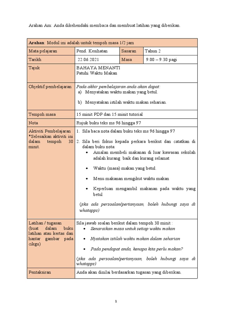 Modul PK Tahun 2 | PDF
