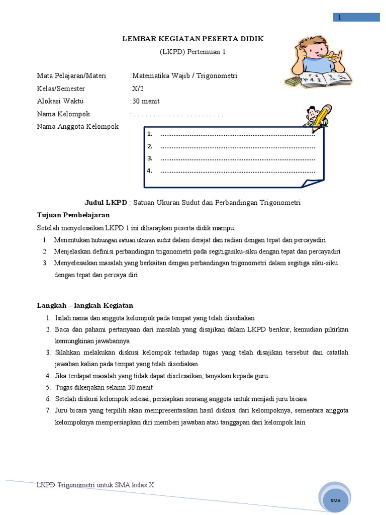 LKPD Terbaru Edit - Print | PDF